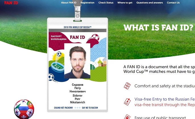 Refugee utilizes "Fan-ID" to come Finland during WC