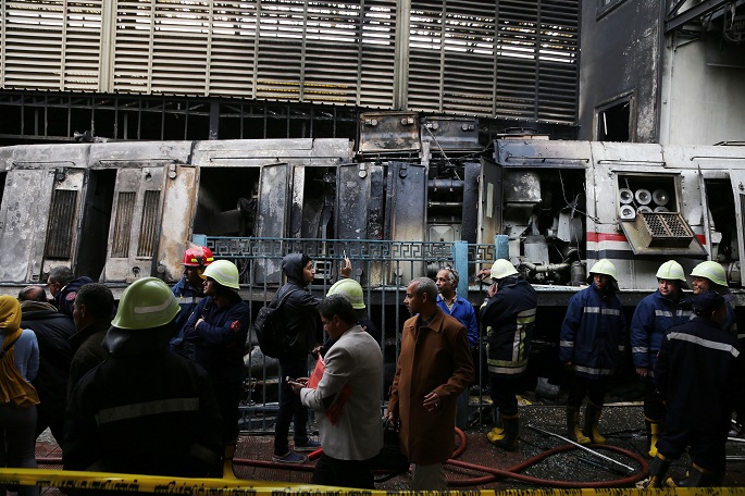 20 killed in train station fire in Egypt's capital