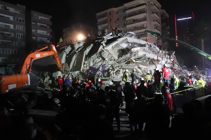 12 killed, 438 wounded in Aegean Sea earthquake