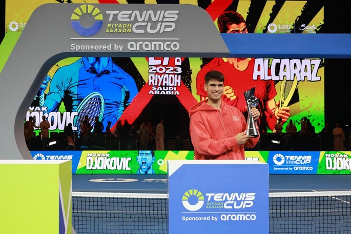 Alcaraz clinches victory in Riyadh Season Tennis Cup