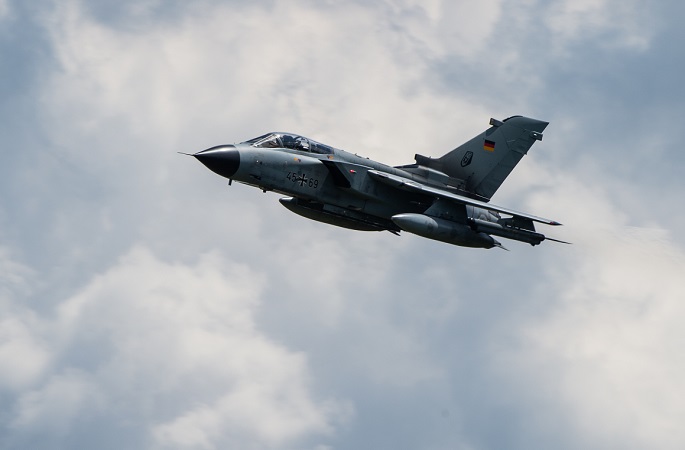 German Air Force trains precision bombing in Alaska